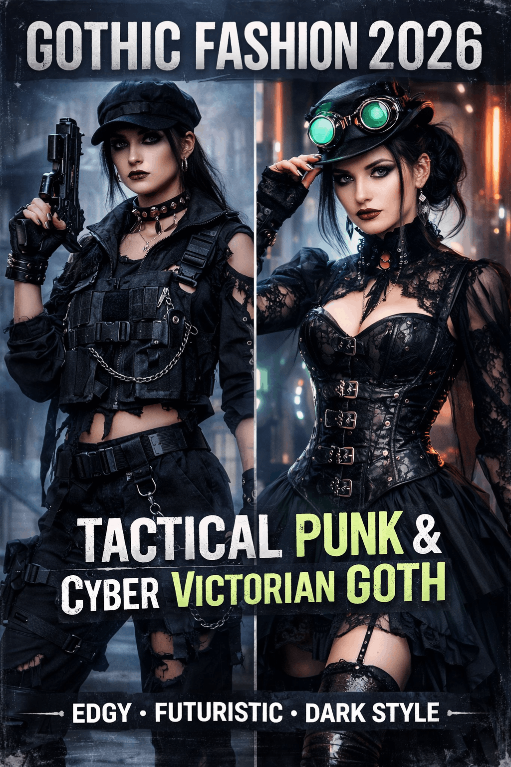 Gothic Fashion 2026: Tactical Punk & Cyber Victorian Style Guide ...
